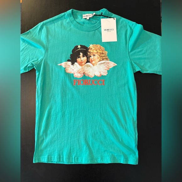 Fiorucci | Shirts | Fiorucci Vintage Angels Tshirt Green | Poshmark